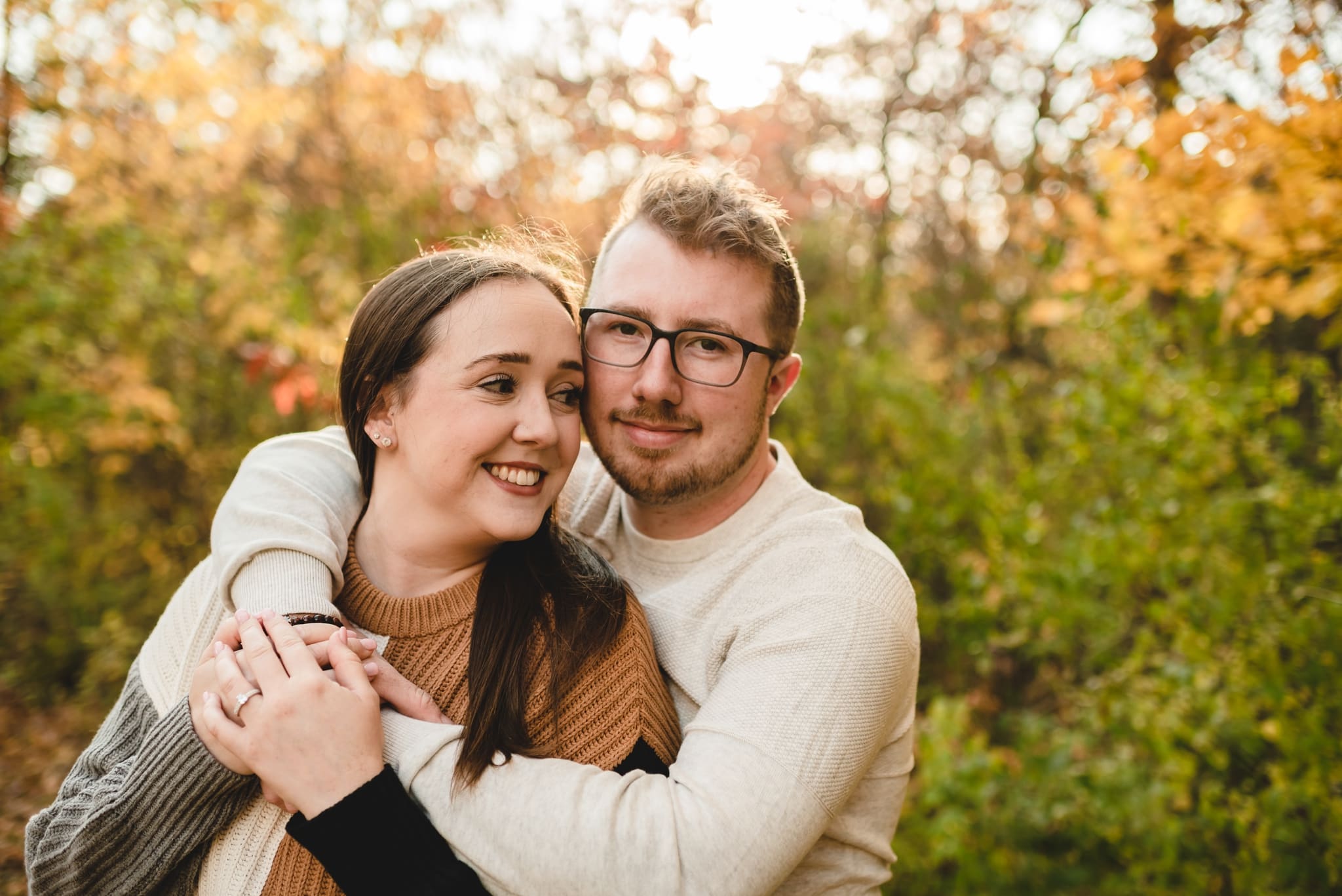 Engagement Session at Carver-Roehl County Park in Darien